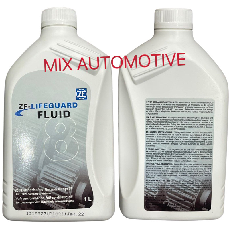 ( 100% ORIGINAL ) ZF8 LIFEGUARD 8HP ATF TRANSMISSION OIL BMW LAND ROVER ...