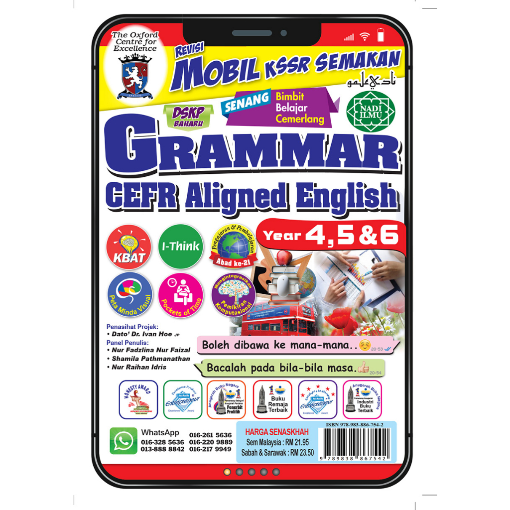 PNI Neuron REVISI Mobil KSSR Semakan Grammar CEFR Aligned English Year ...