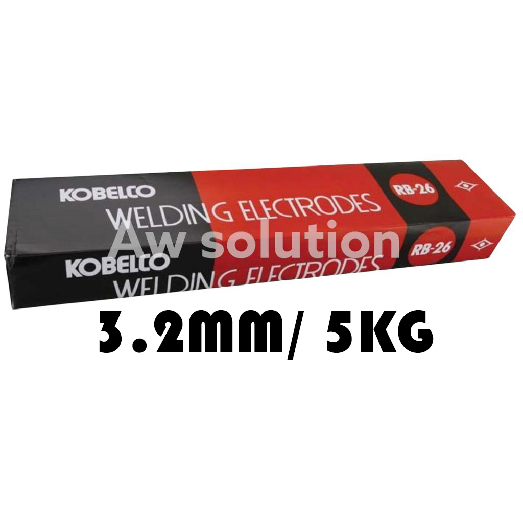 KOBELCO 2.6MM/3.2MM/4.0MM/5.0MM WELDING ELECTRODE/ WELDING ROD RB26 E6013 X 5KG (4 SIZE ...