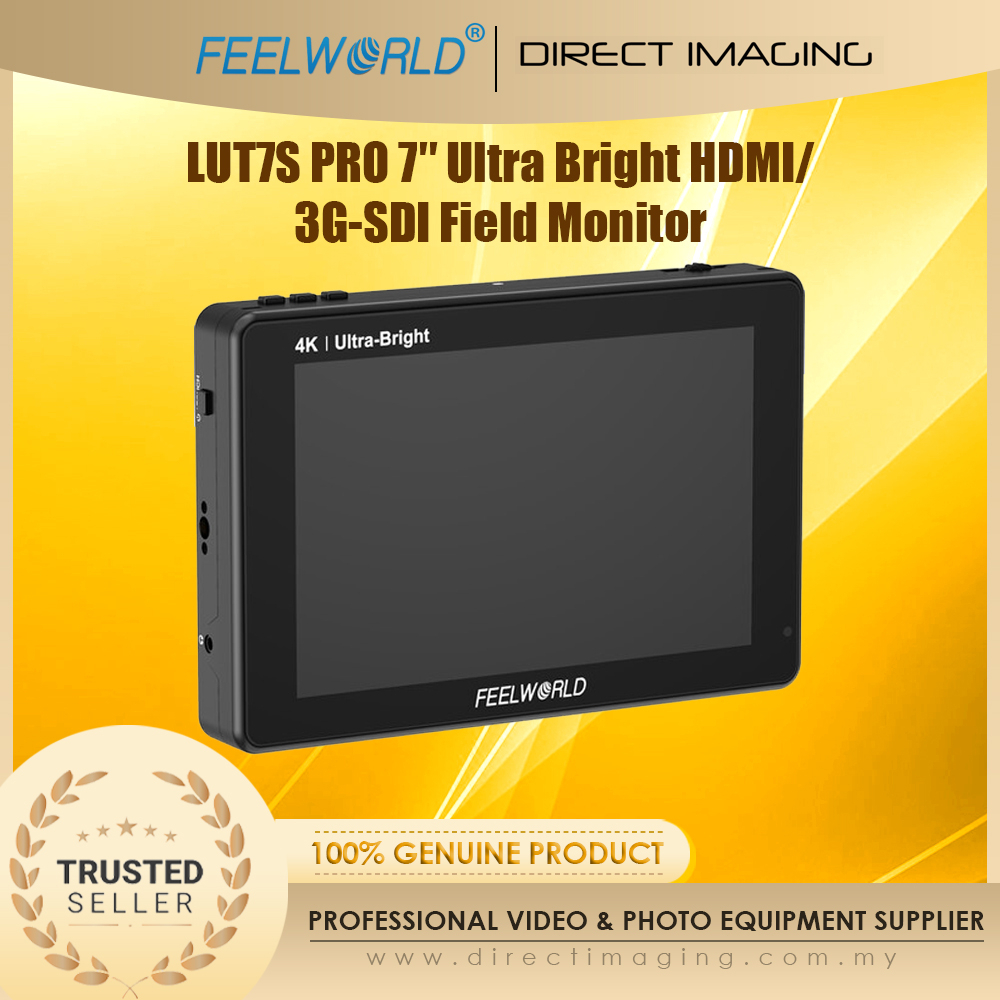 FeelWorld LUT7S PRO 7″ Ultra Bright HDMI/3G-SDI Field Monitor | Shopee Malaysia