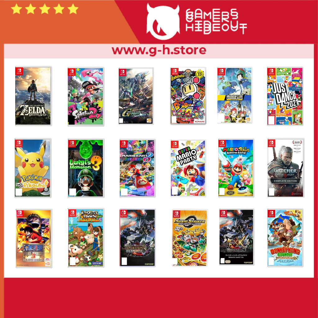 NSW Nintendo Switch Used Game Second Hand (Preloved) Listing 2 | Mario ...