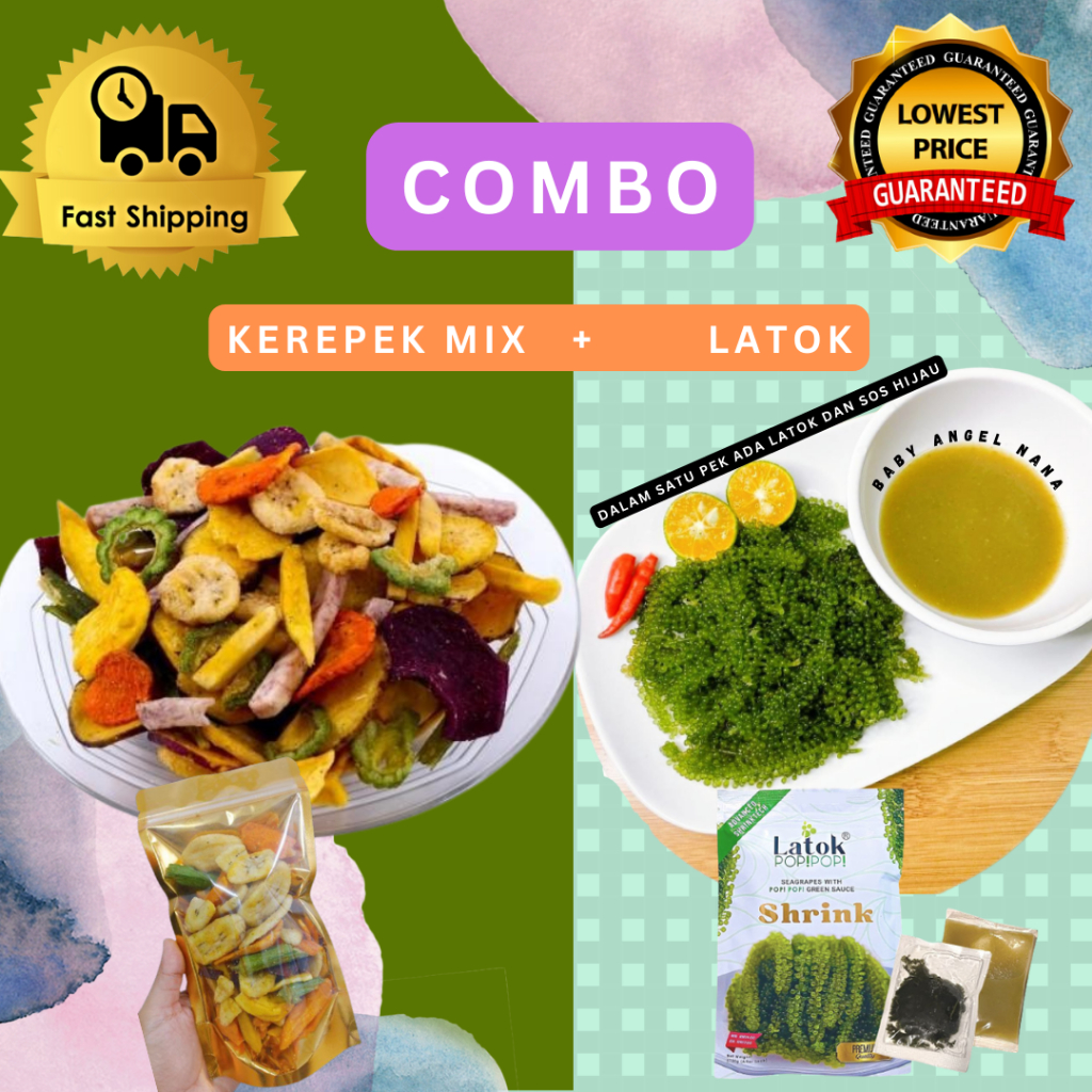 HARGA PALING MURAH / LATOK POP POP / OVOCHI / KEREPEK MIX / NAMPLAWAN ...