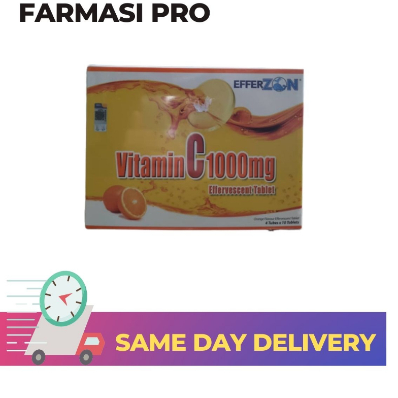 (READY STOCK) EFFERZON VITAMIN C 1000MG EFF TABLET | Shopee Malaysia