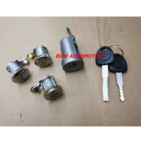 PERODUA VIVA DOOR KEY LOCK SET / IGNITION STARTER KEY SWITCH WITH 2 KEY ...
