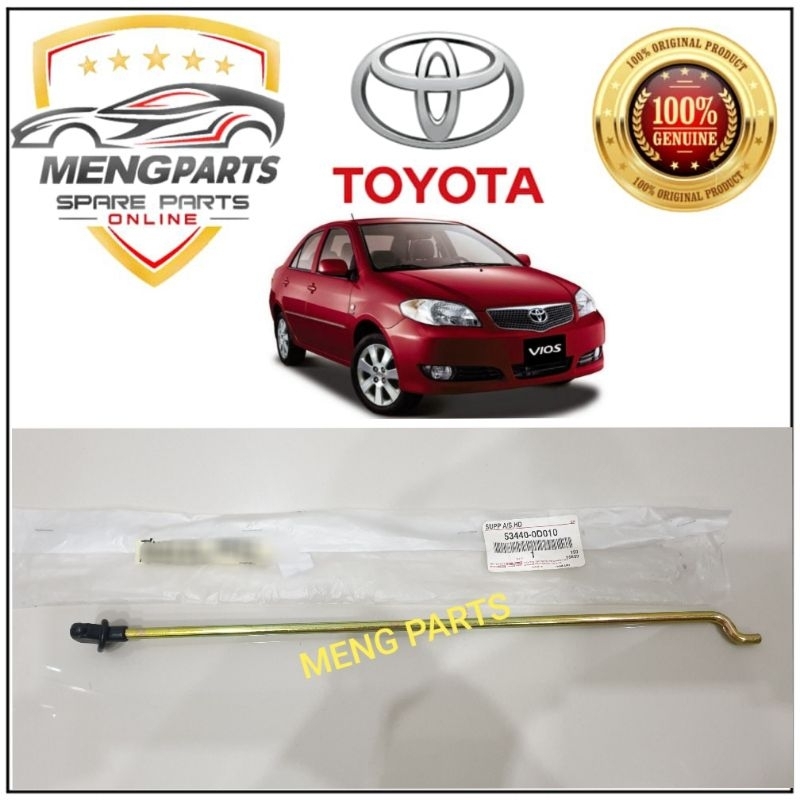 ORIGINAL TOYOTA VIOS NCP42 2002Y-2006Y FRONT BONNET STAND 53440-0D010 ...