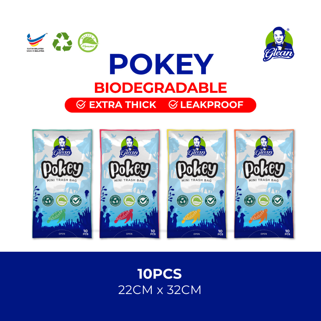 GLEAN Pokey Mini Trash Bag Biodegradable Car Garbage Bag Good Quality ...