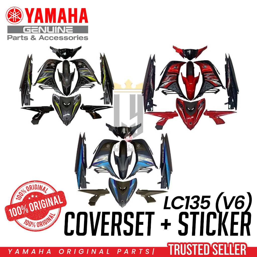 LC 135 V6 ORIGINAL COVERSET V6 LC135 COVER SET KNIGHT BLUE (LIMITED ...