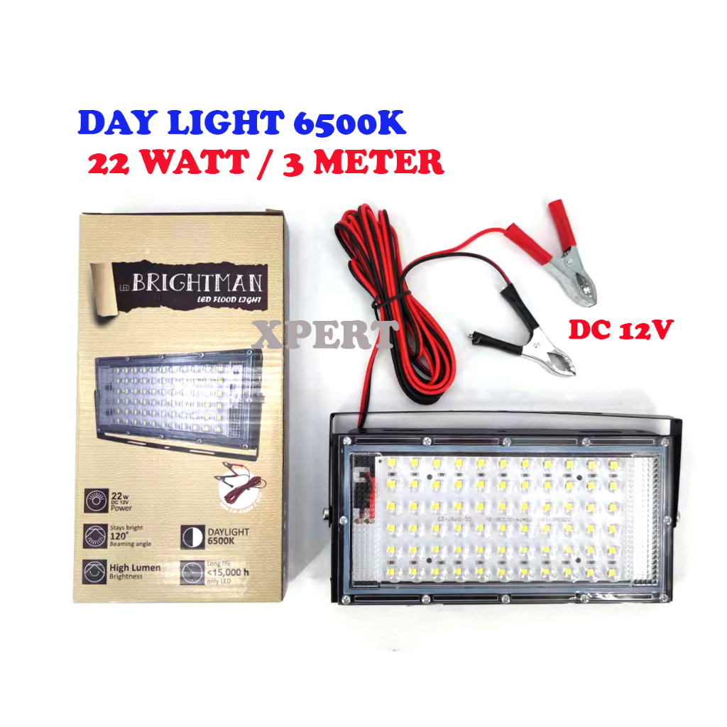 Brightman 12V DC powered LED Flood light / Spotlight 22W | Shopee Malaysia