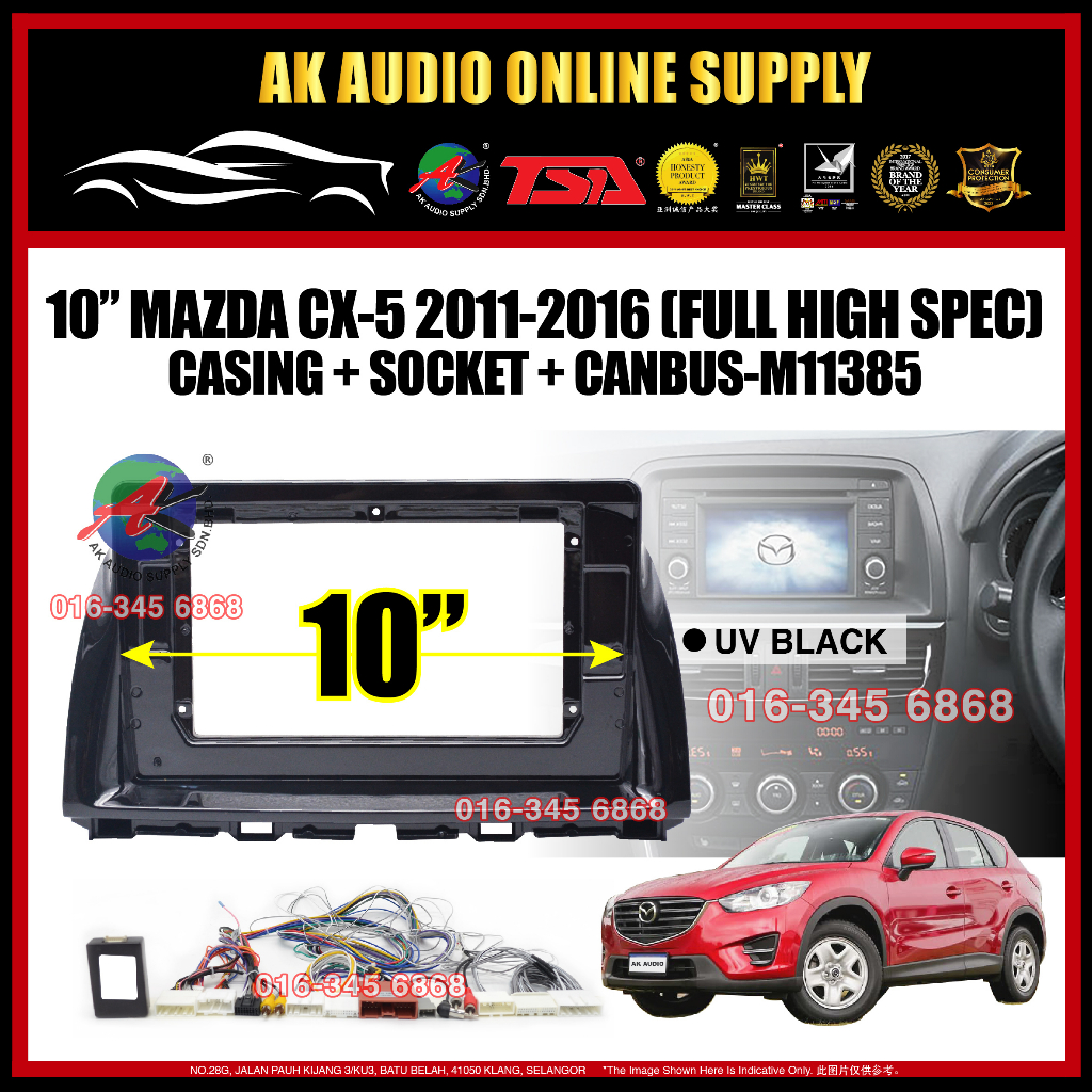 Mazda CX-5 2011 - 2016 ( Full High Spec ) Android Player 10" inch ...