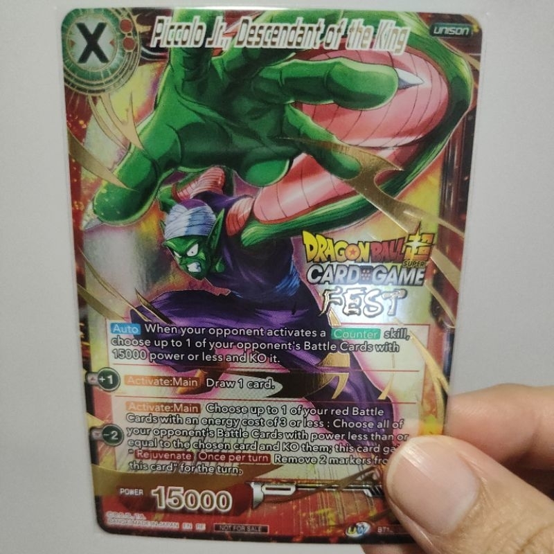 Dragon Ball Super CCG TCG I BT12-004 SR Piccolo Jr. Descendant of the ...