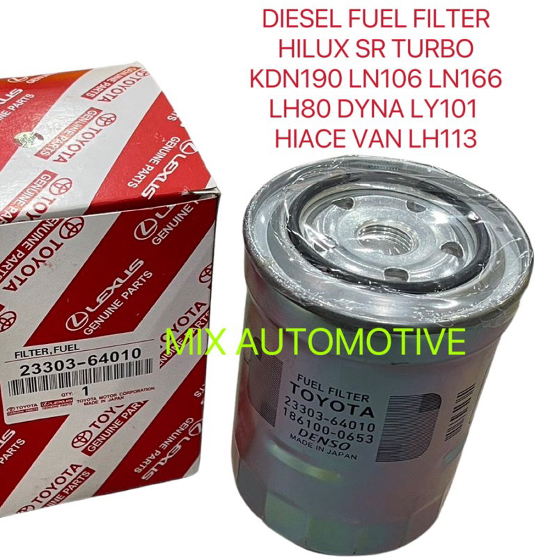 TOYOTA HILUX SR TURBO KDN190 LN106 LN166 2L 3L LH80 DYNA 5L LY101 HIACE ...