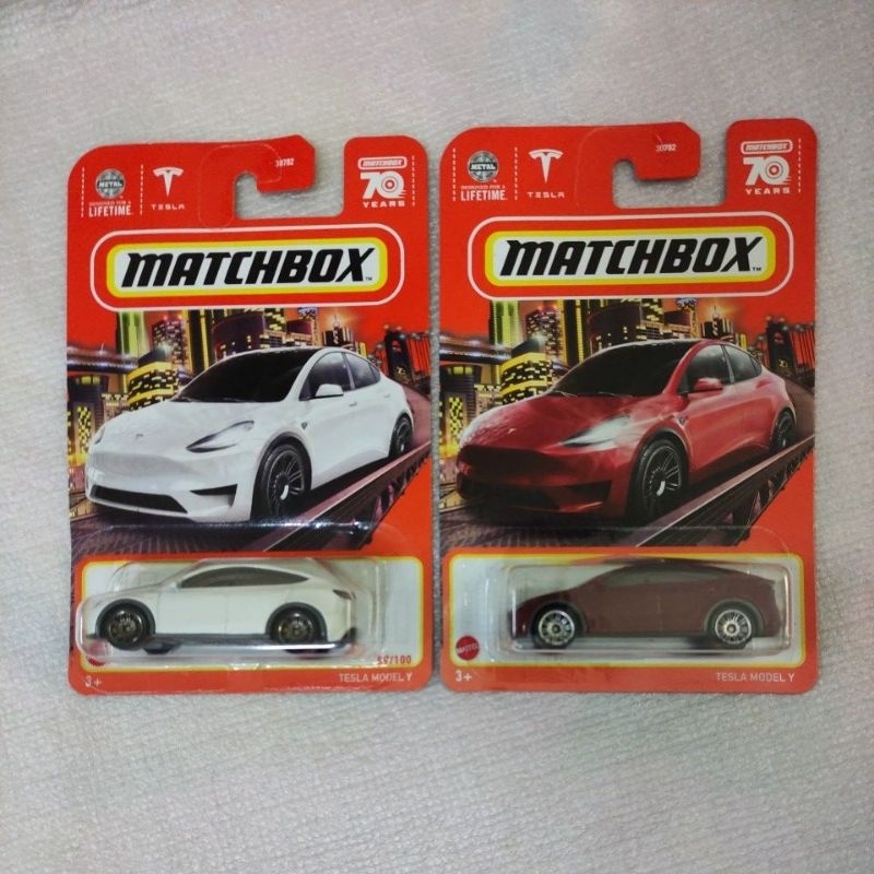 Matchbox Tesla Model Y MBX Metro Mainline Series 70 Years Anniversary ...