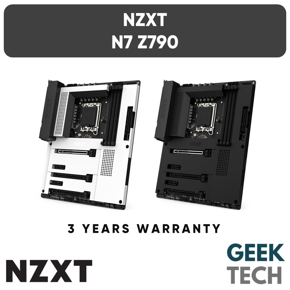 NZXT N7 Z790 ATX Motherboard With Built-in WiFi 6E - Support Intel 12th ...