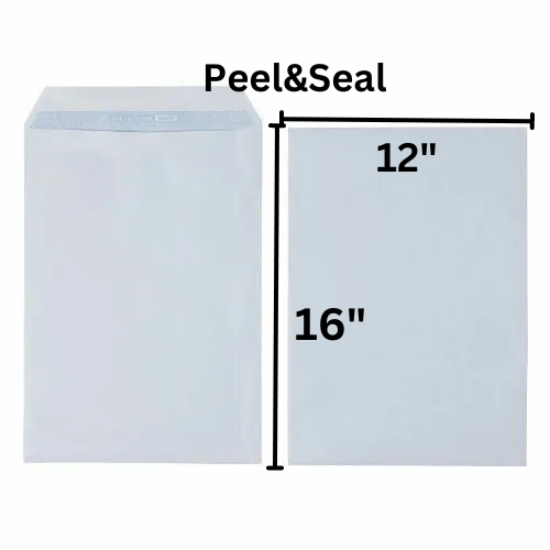 【1PACK=50PCS ! ! !】LION 12"x16" White Envelope 100gsm (305mmx406mm ...