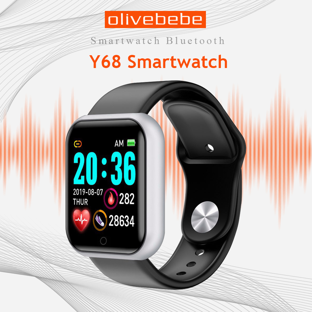 Smart Watch Bluetooth IP67 Waterproof Fitness Tracker Jam Tangan Heart ...