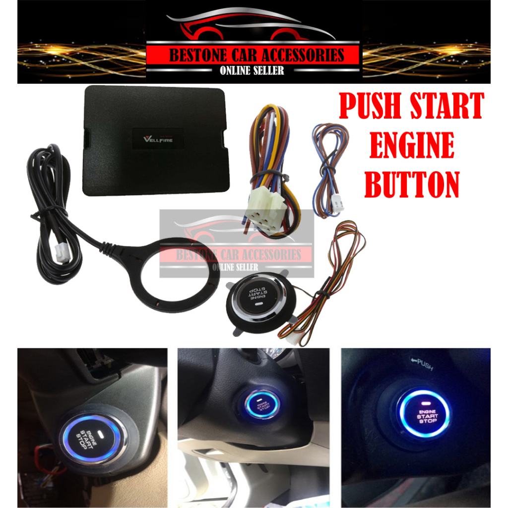 Universal Push Button Engine Start Stop System | Shopee Malaysia