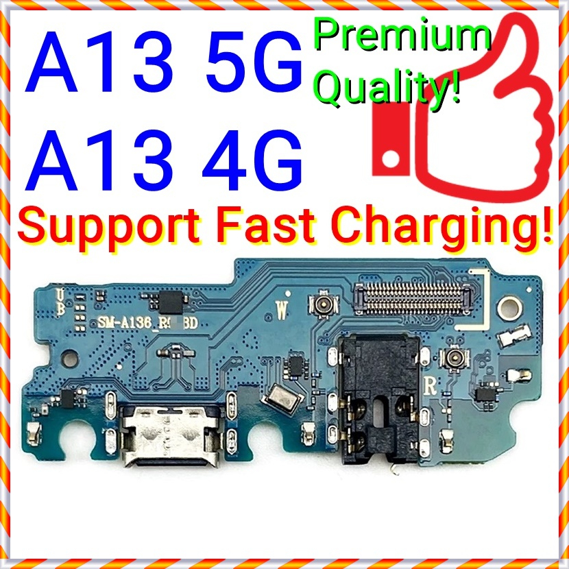 (15W Fast Charge) NEW ORI Charging Port Board MIC Ribbon for Samsung ...