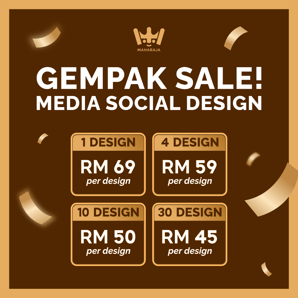 GEMPAK SALE! Servis Design Media Sosial ( Social Graphic Designer ...
