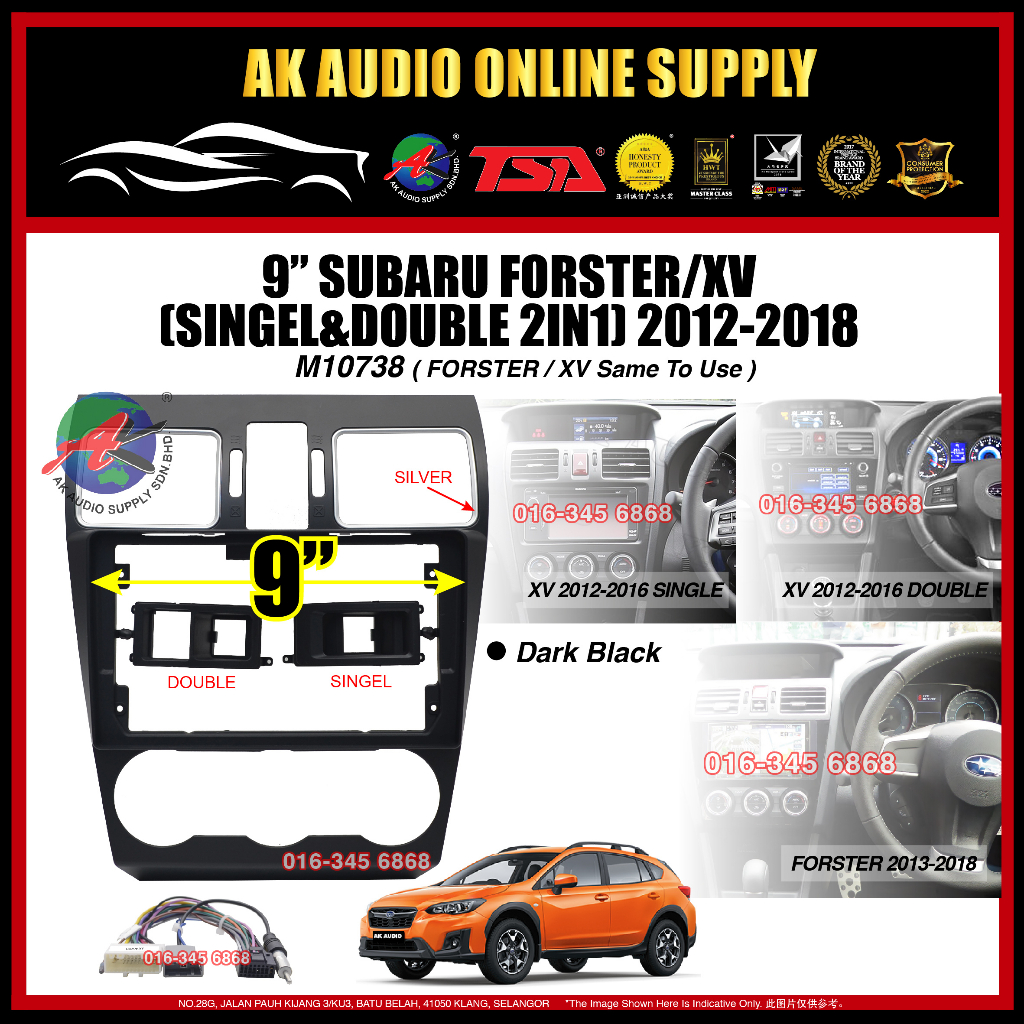 Subaru Forester / XV 2012 - 2016 ( 2 in 1 Single & Double ) Android ...