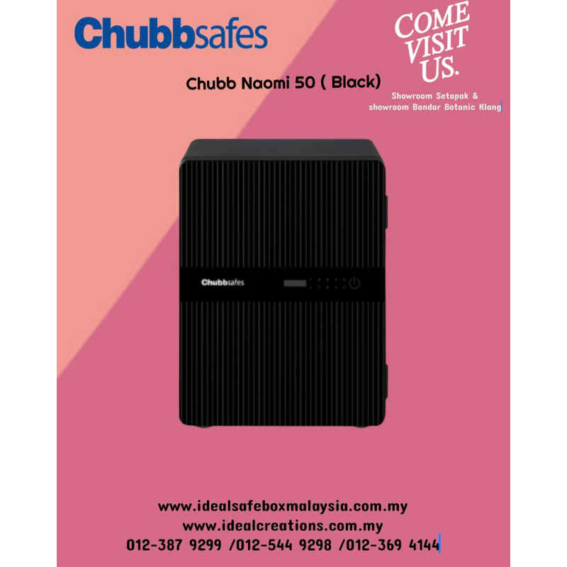 Chubbsafes Naomi 50 black Chubb safe Naomi 50 Chubb safety Box Naomi ...