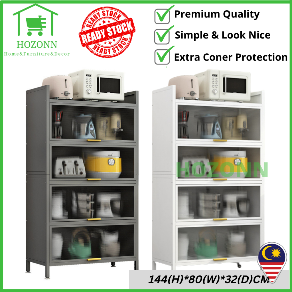 Rak Kabinet Dapur Kitchen Cabinet Microwave Oven Rack Storage Racks ...