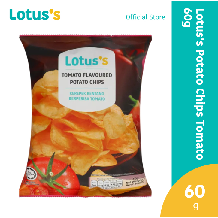 Lotus's Potato Chips Tomato (60g) | Shopee Malaysia