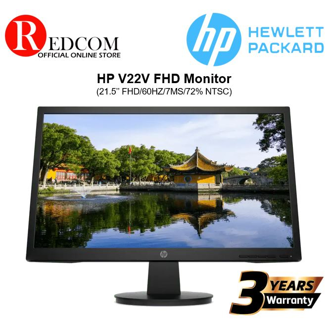 HP V22V 21.5" FHD Monitor | Shopee Malaysia