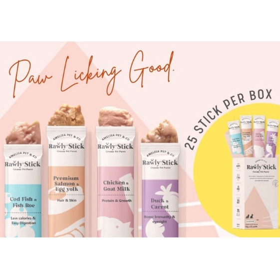 Rawly Stick Pet Puree (25 Stick/Box) | Shopee Malaysia