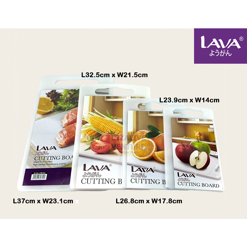 LAVA Brand High Density Plastic chopping board | Fruit Chopping Board ...