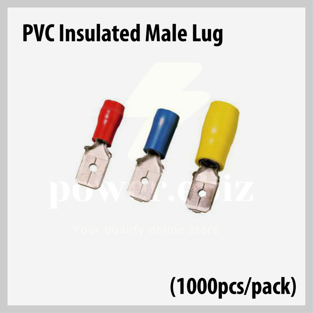 PVC Insulated Male Lug (1000pcs/pack) | Shopee Malaysia