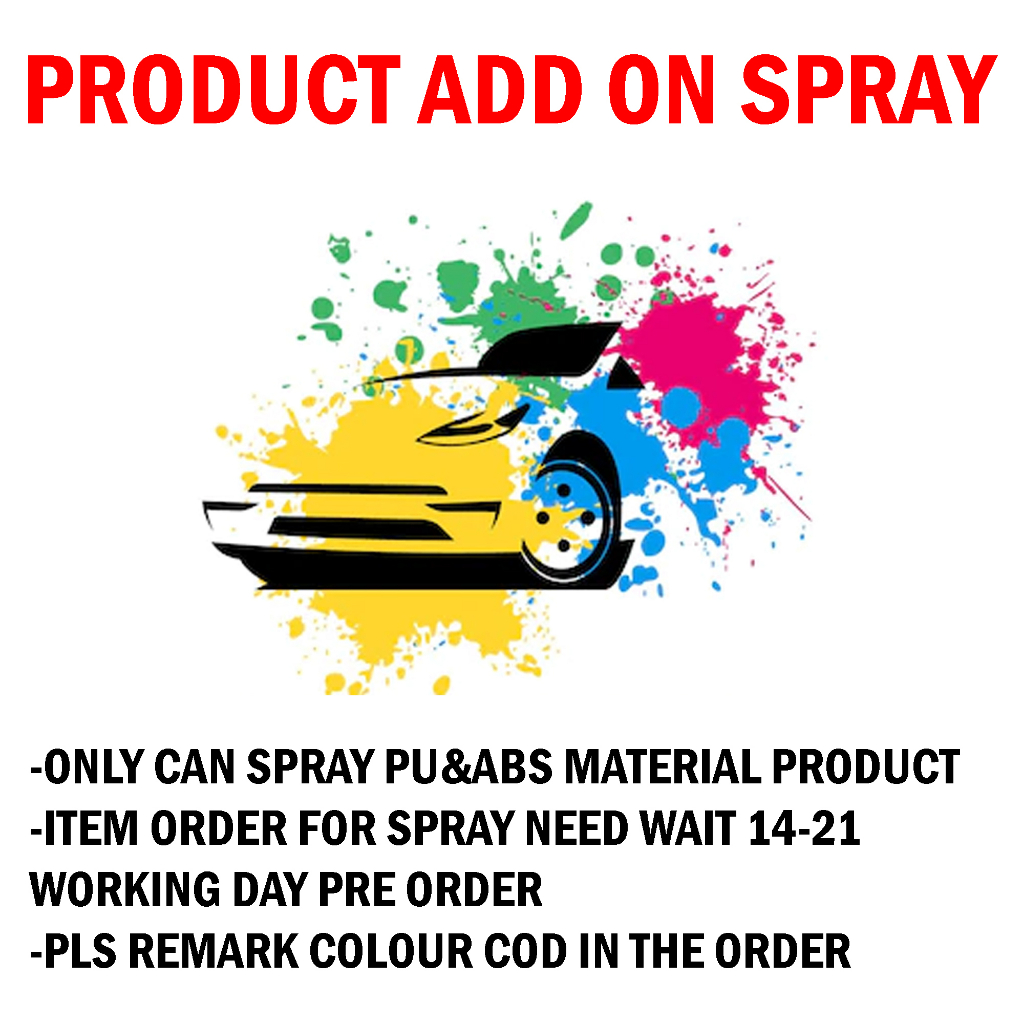 PRODUCT ADD ON PAINT MATERIAL PU / ABS ONLY | Shopee Malaysia