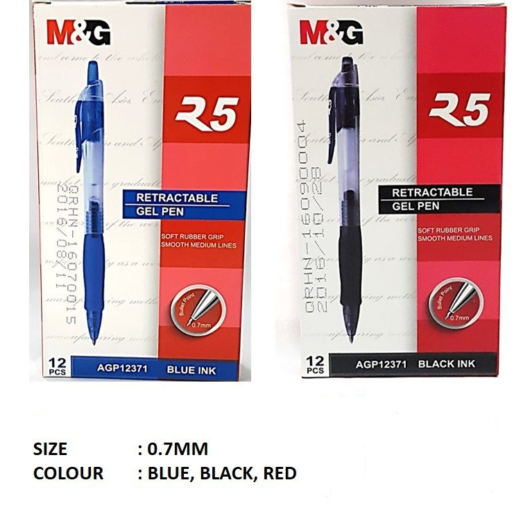 M&G Gel Pen R5 0.7mm (1'pc) | Shopee Malaysia