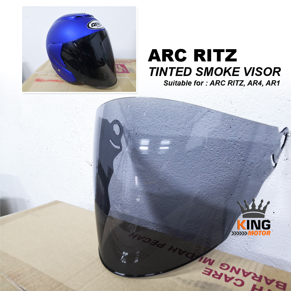 ARC RITZ TINTED VISOR (SMOKE) | Shopee Malaysia