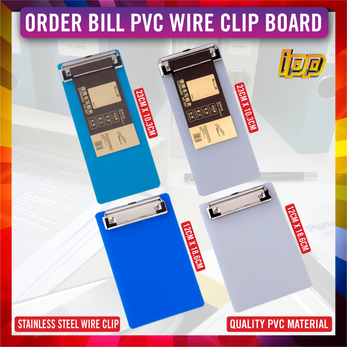 A6 SIZE PVC WIRE CLIP BOARD / WIRE CLIP BOARD | Shopee Malaysia