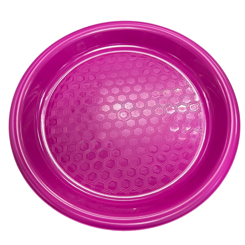 DL373 50cm Round Plastic Tray Plain Tebal Thick / Dulang Talam Plastik ...