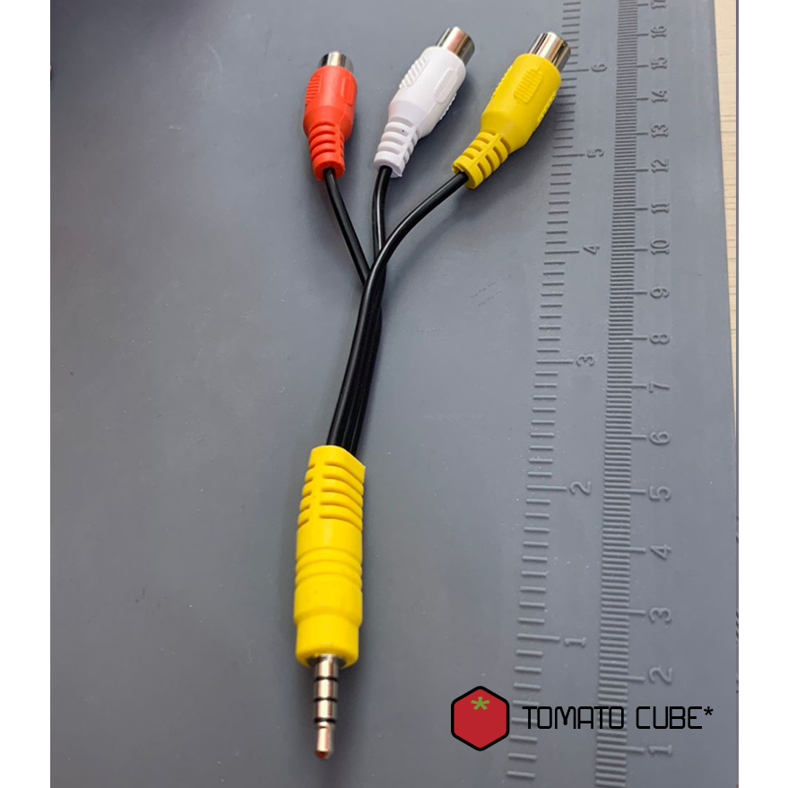 3.5mm mini Aux to 3 RCA Female | Shopee Malaysia