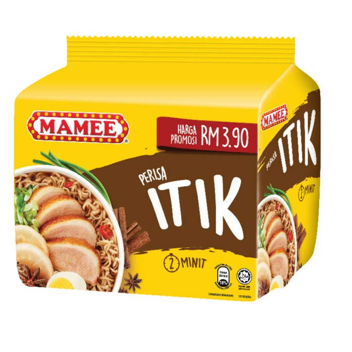MAMEE Mi Segara Itik Instant Noodles (5's) 5 x 79G | Shopee Malaysia