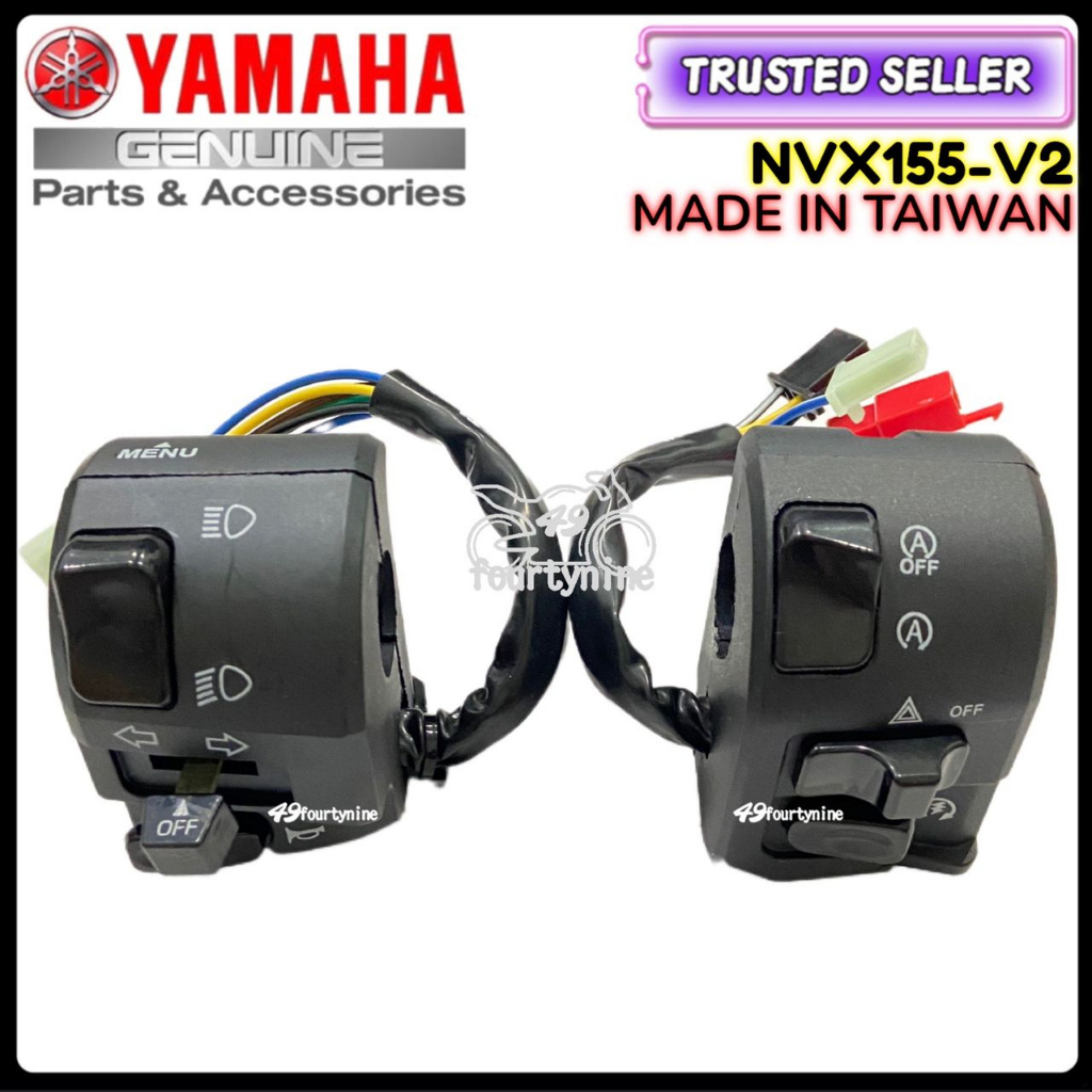 YAMAHA NVX155 V2 NVX V2 NMAX V2 HANDLE SWITCH LEFT RIGHT SWITCH KIRI ...