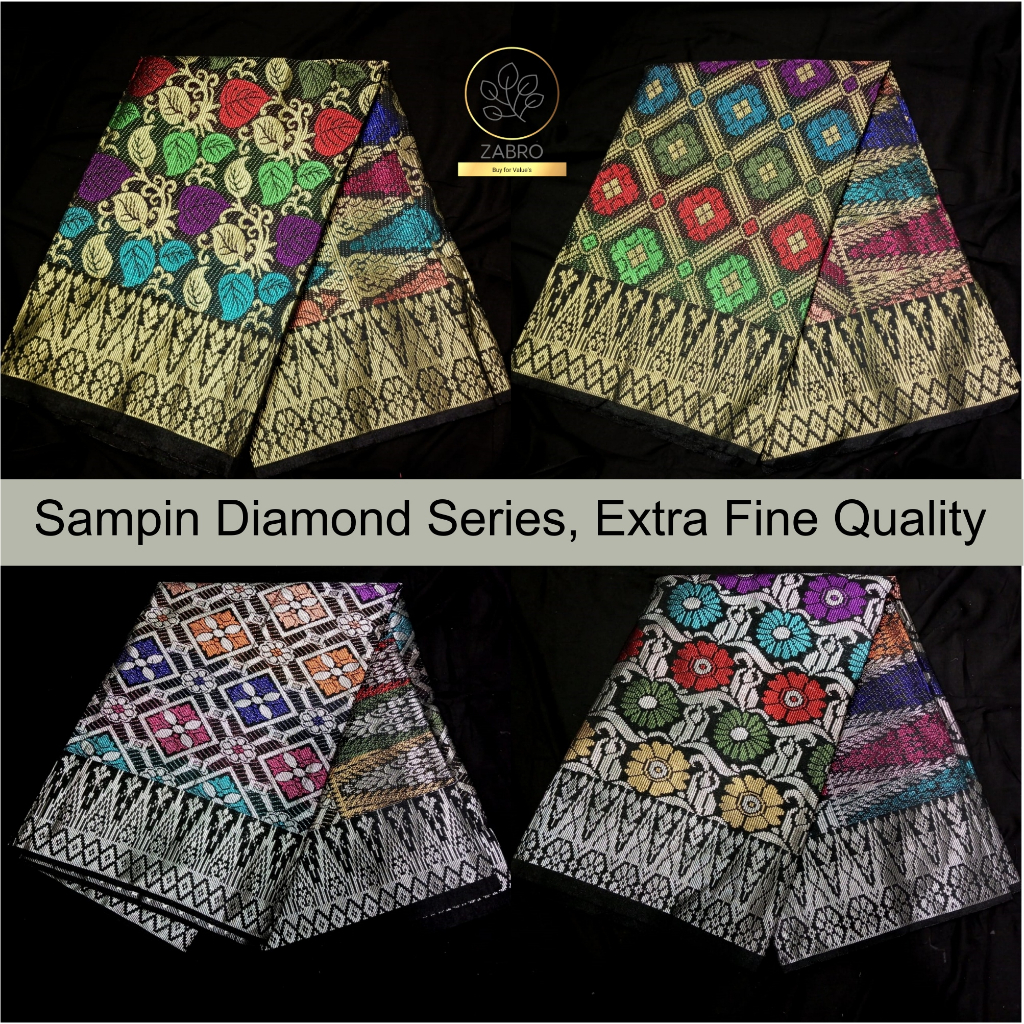 Sampin songket, 3D exclusive| Terengganu designs, Siap Jahit | Shopee ...