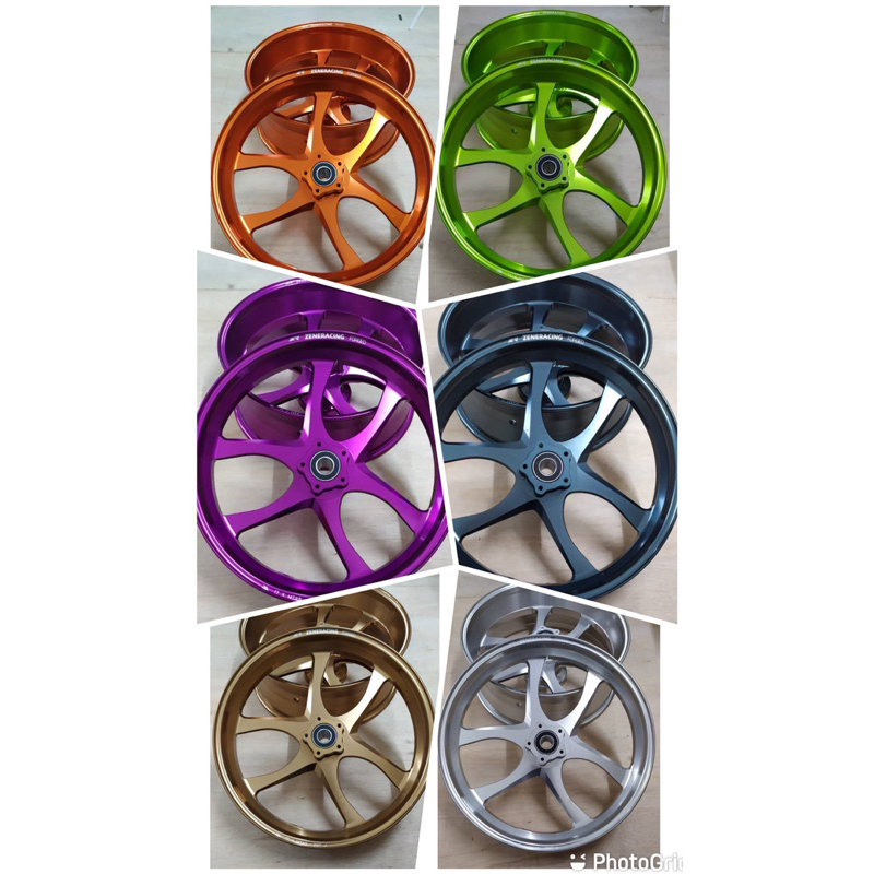 *CLEAR STOCK* GTB ZeneRacing ZR Forged Rim 3.5*17 6.0*17 Sport Rims ...
