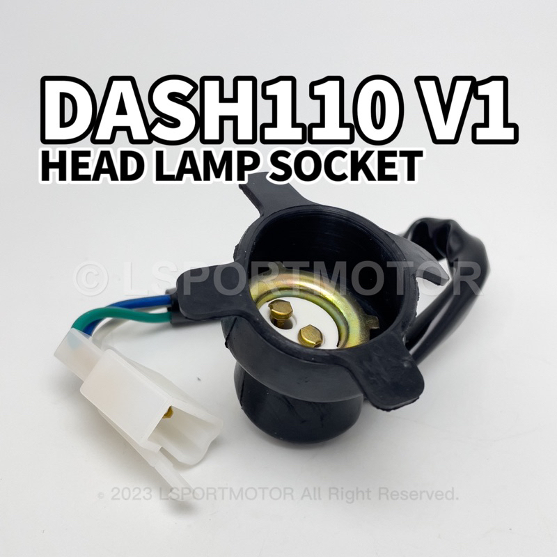 HONDA DASH110 V1 HEAD LAMP SOCKET FRONT DEPAN LAMPU KEPALA SOCKET WIRE ...