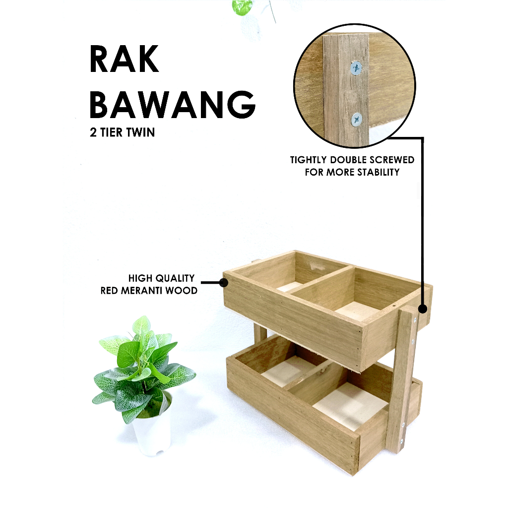 READY STOK) BEKAS SIMPAN BAWANG BERTINGKAT / RAK BAWANG / ONION RACK ...