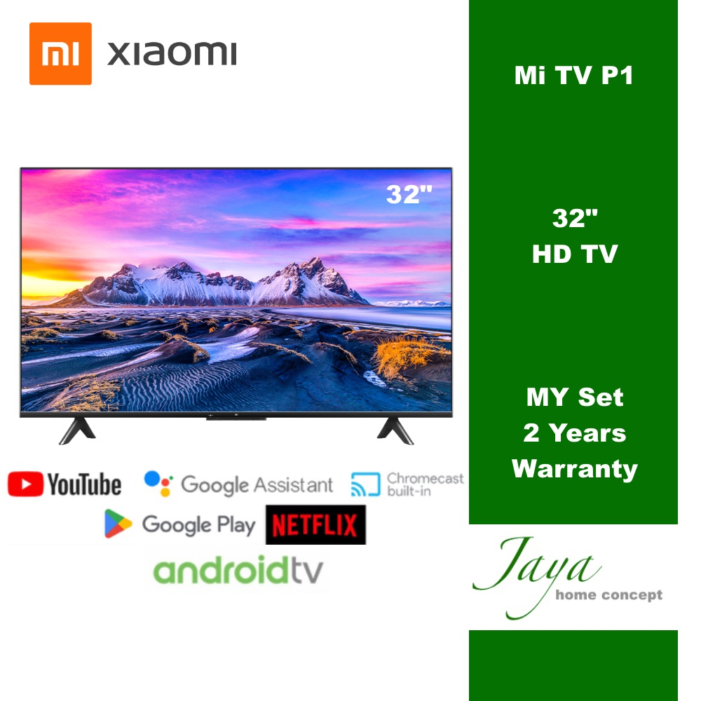 Xiaomi Mi TV P1 32" Android Smart LED TV Dolby Vision 2 Years Warranty ...