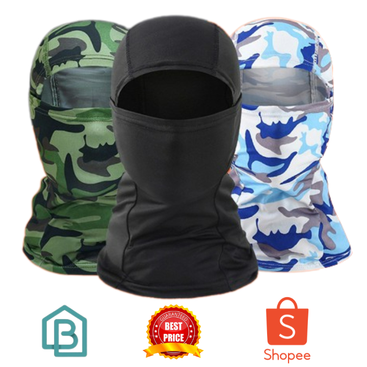 Face Mask Full Face Topeng Muka Ninja Rider Full Face Cover Balaclava ...