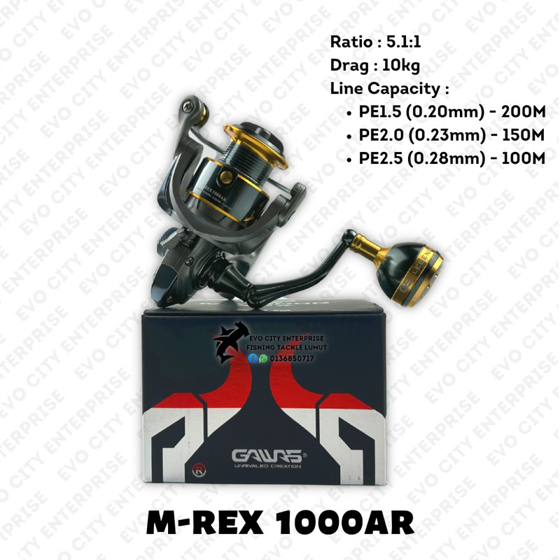 Gawas Matador REX Spinning Reel ( 3000AR | 4000AR | 5000AR | 6000AR ...