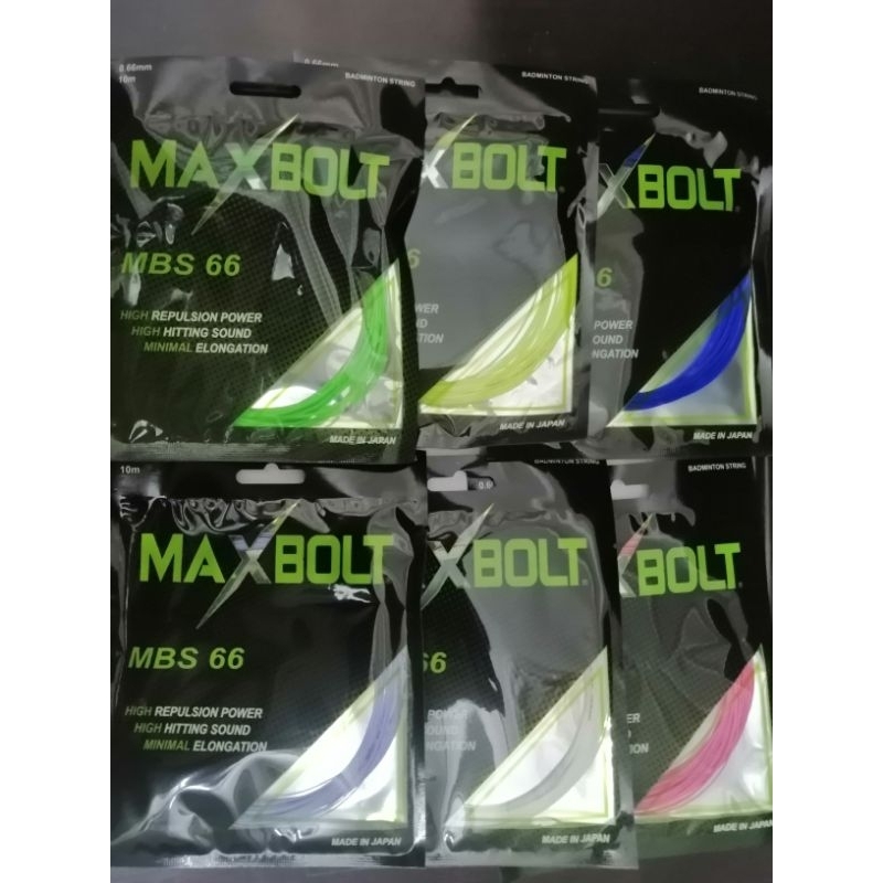 [100% ORIGINAL] Maxtbolt Badminton String MBS 66 mbs66 made in Japan ...