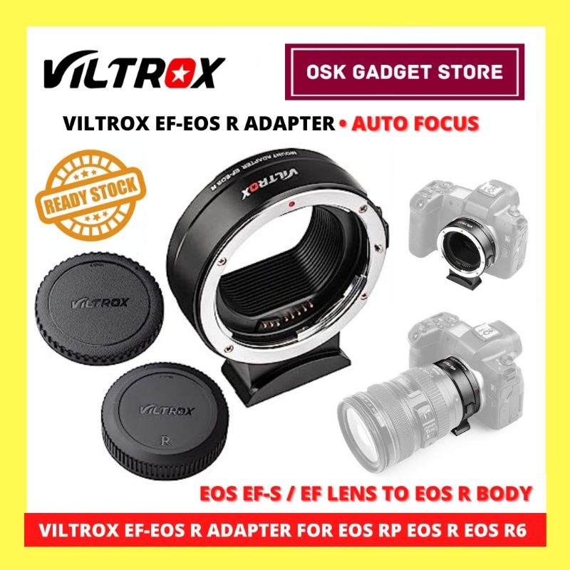 Viltrox EF-EOS R Adapter For Canon EF / EF-S Mount Lens To Canon RF ...