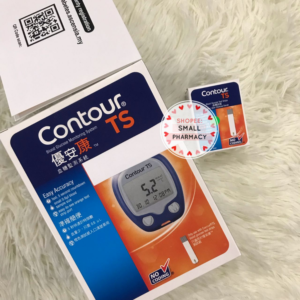 Contour TS Blood Glucose Test Strips 25s / Blood Glucose Monitoring ...