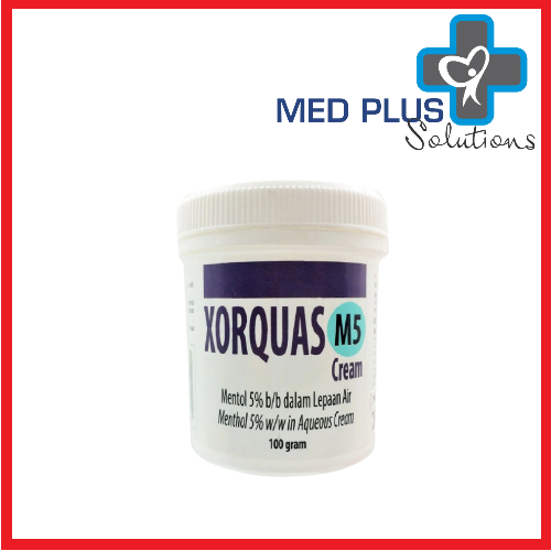 Xorquas M5% Cream (Menthol 5% in Aqueous Cream) 100g (Exp: 12/2025) | Shopee Malaysia
