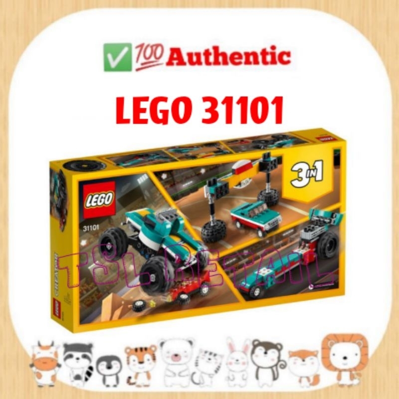 Lego 31101 Creator 3-in-1 Monster Truck | Shopee Malaysia
